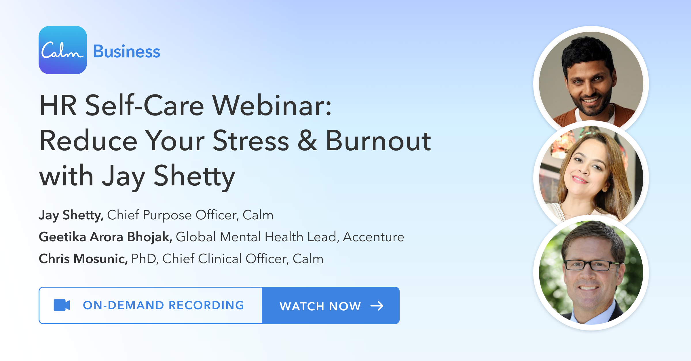 Workplace Mental Health and Wellness Webinars| Calm Health
