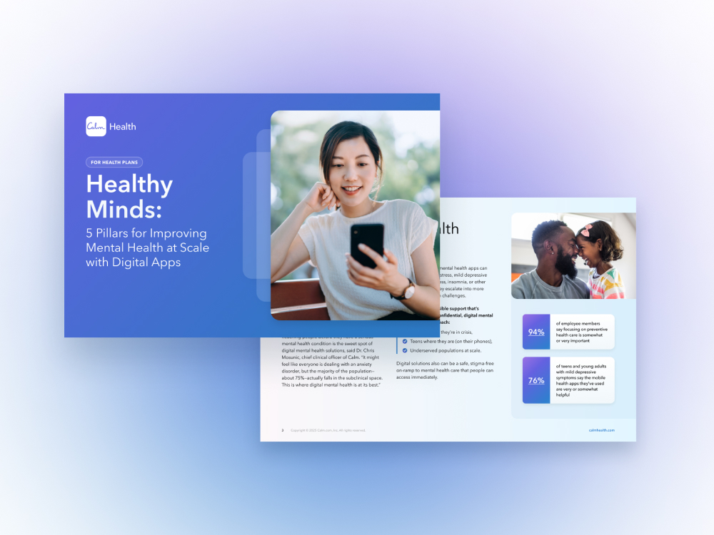 Mental Health Guides for Workplace Well-being | Calm Health