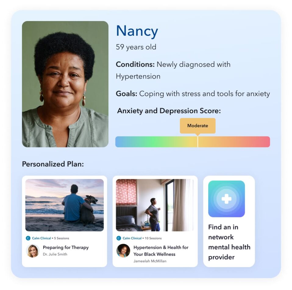 Digital Mental Health App for Health Plans | Calm Health