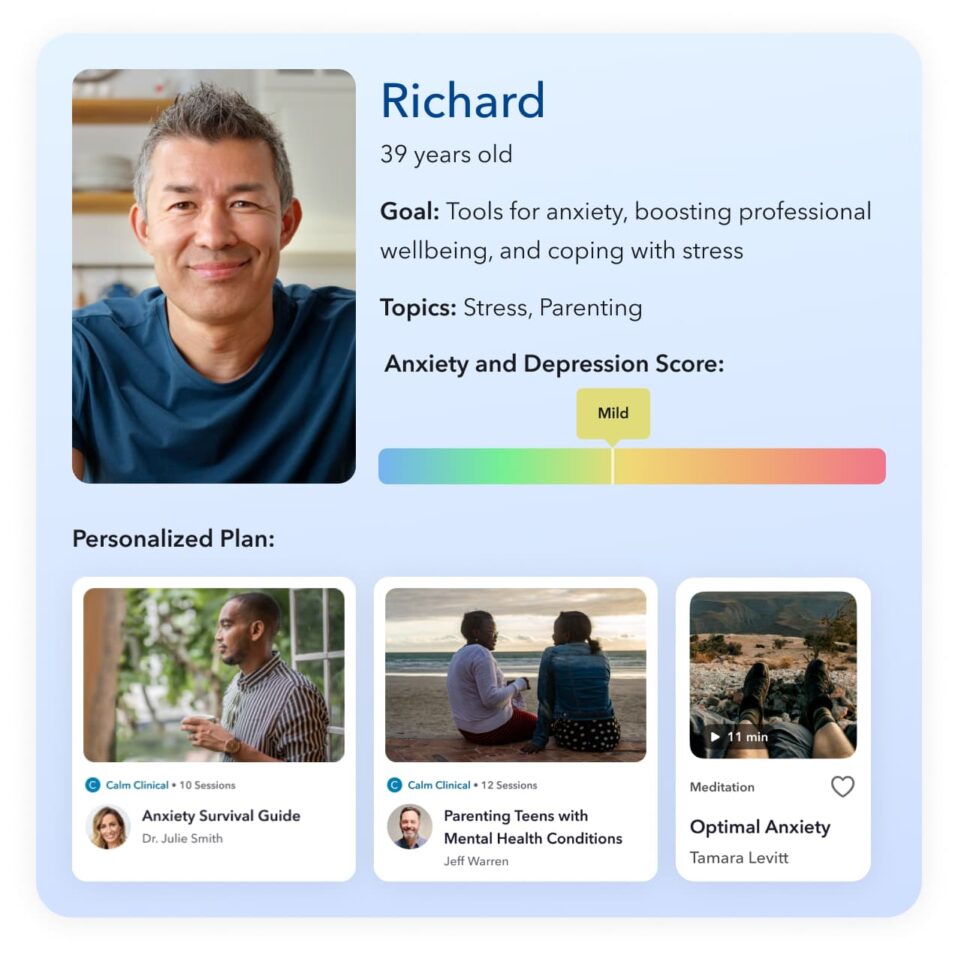 Employee Mental Health Benefits App | Calm Health